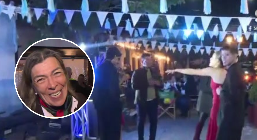 Noche argentina en la peatonal de Luque - SNT