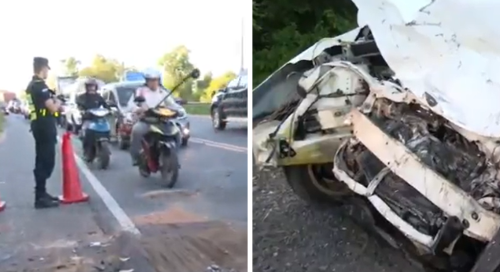 Choque frontal en la ruta PY01 dejó un fallecido y un detenido - SNT